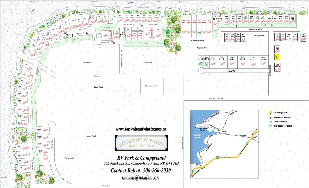 Buckwheat Point Estates - Seasonal RV Sites for Rent